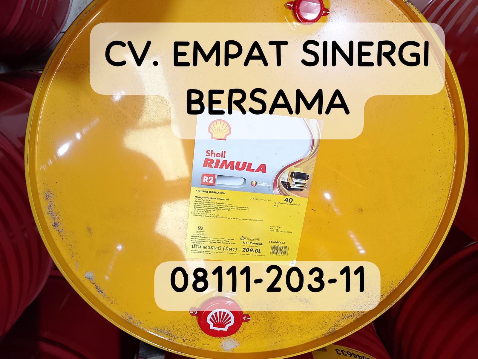 Shell Rimula R2 40 (CF-4/10 TBN) – CV. EMPAT SINERGI BERSAMA