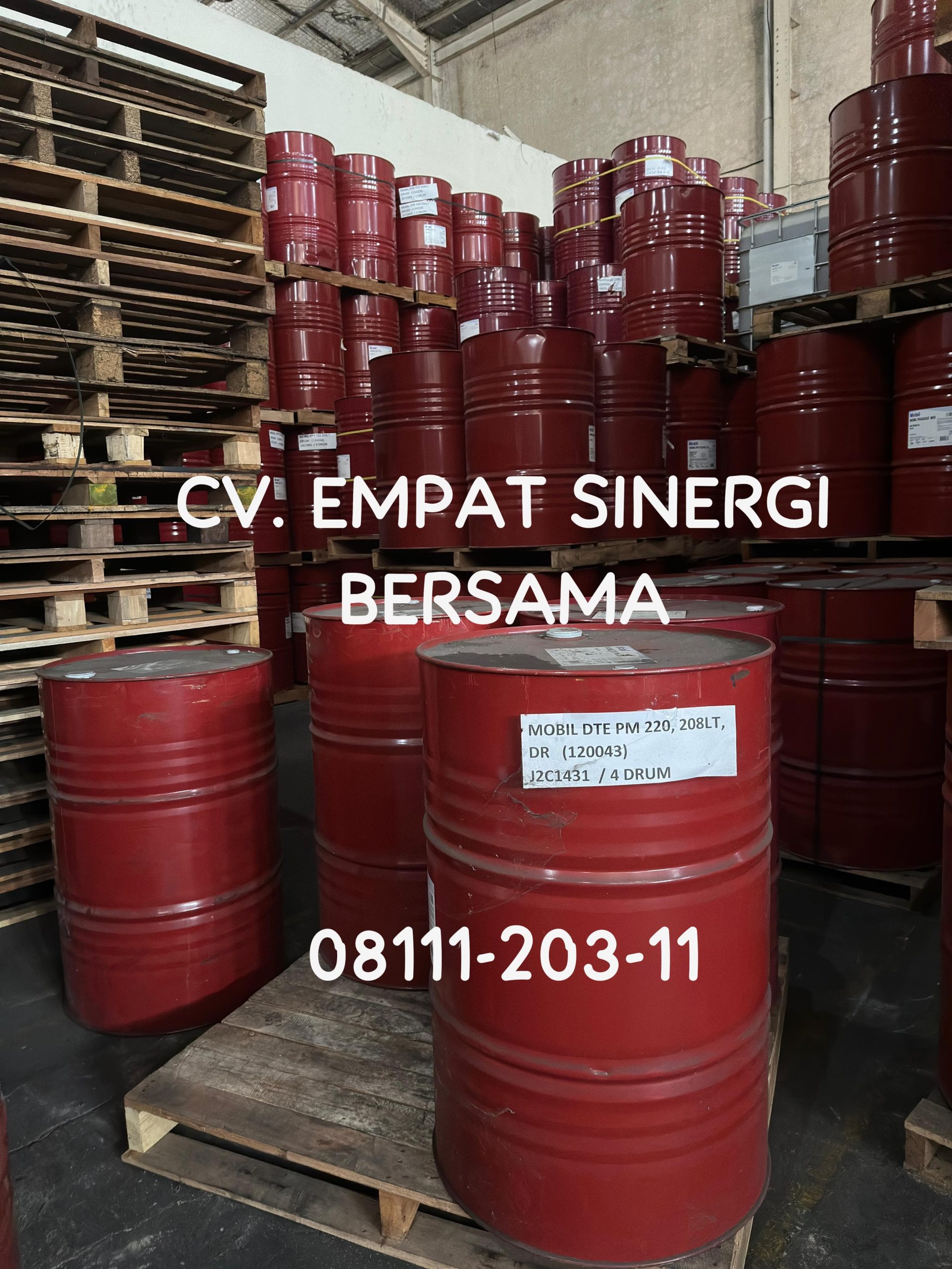 Mobil DTE PM 220, Paper Machine Oil, Drum 208 Lt – CV. EMPAT SINERGI ...