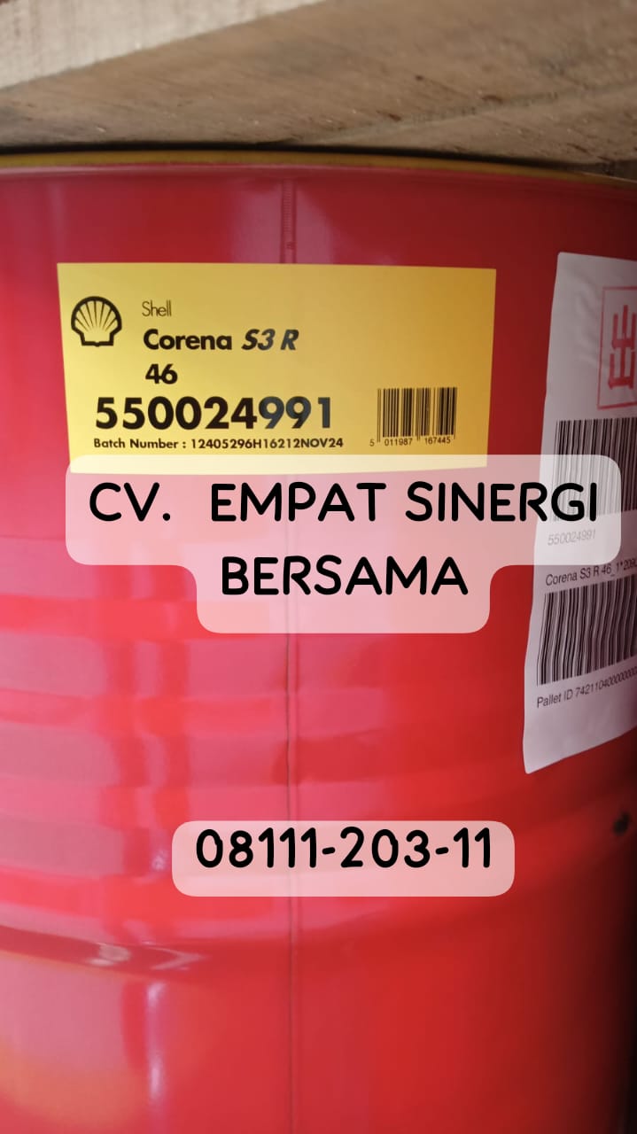 Shell Corena S3 R 46, Compressor Oil iso vg 46 – CV. EMPAT SINERGI BERSAMA