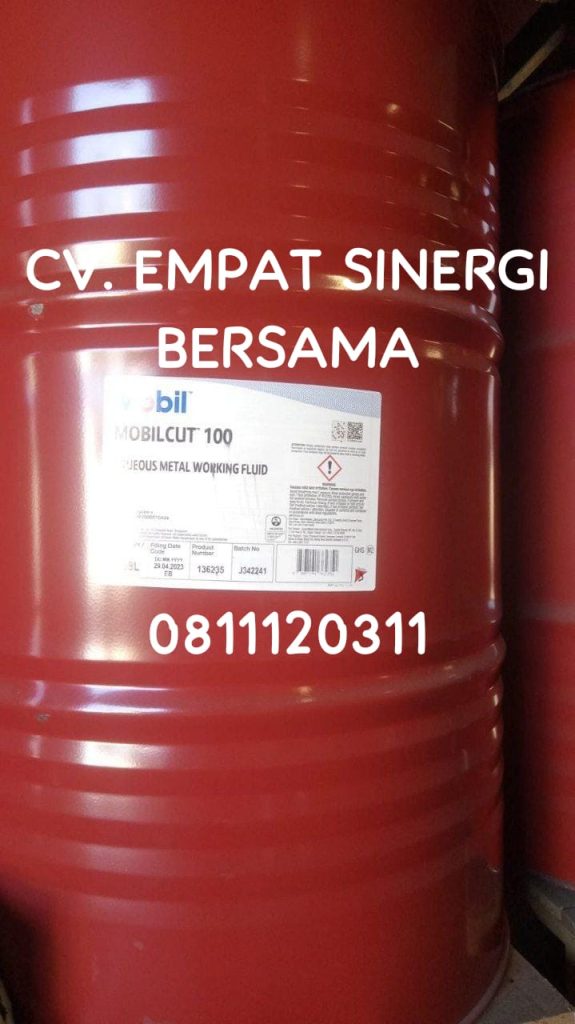 Mobilcut 100 Cutting Oil, Drum/208 Lt – CV. EMPAT SINERGI BERSAMA