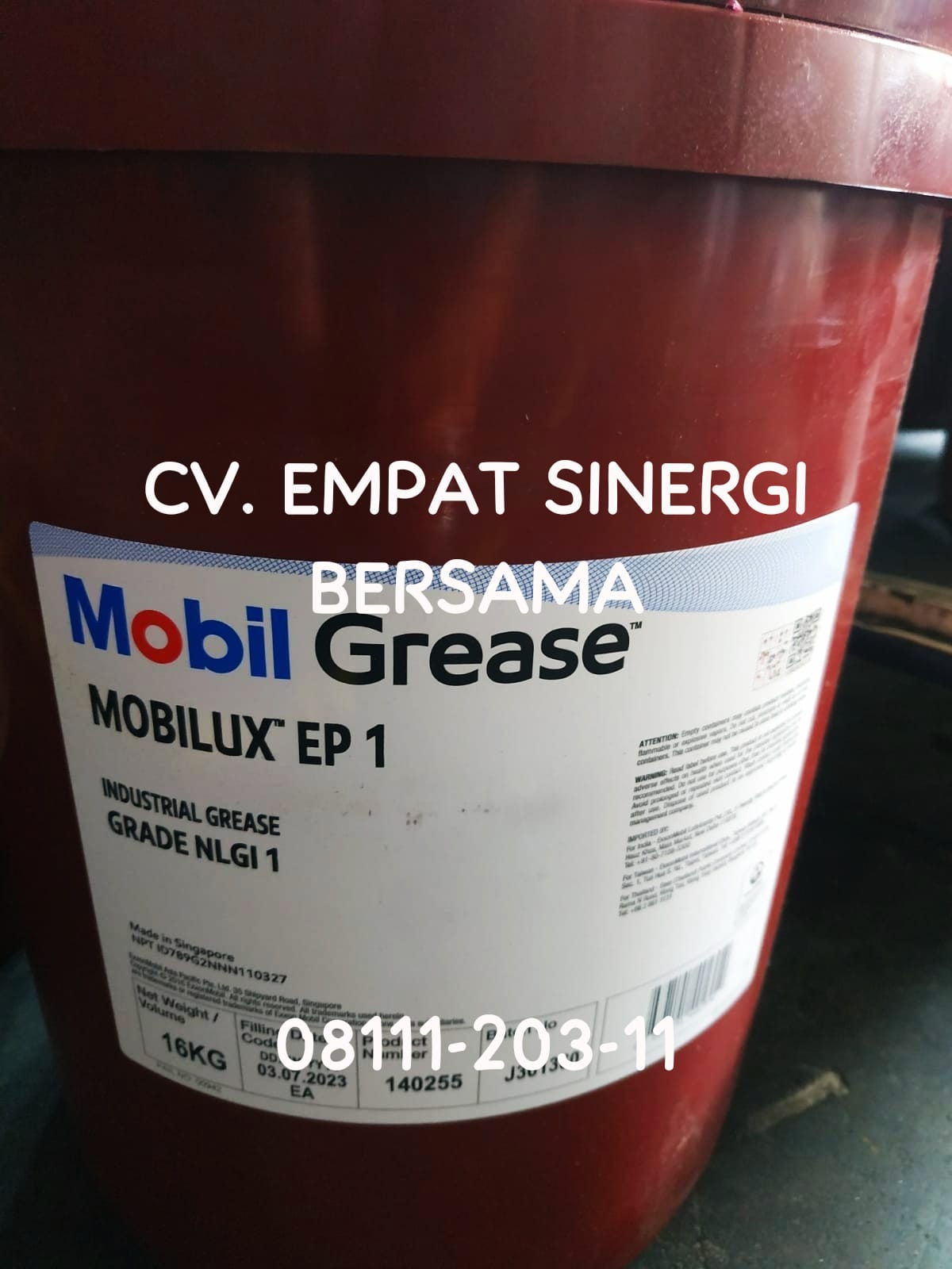 Mobilux EP 1 Grease – CV. EMPAT SINERGI BERSAMA