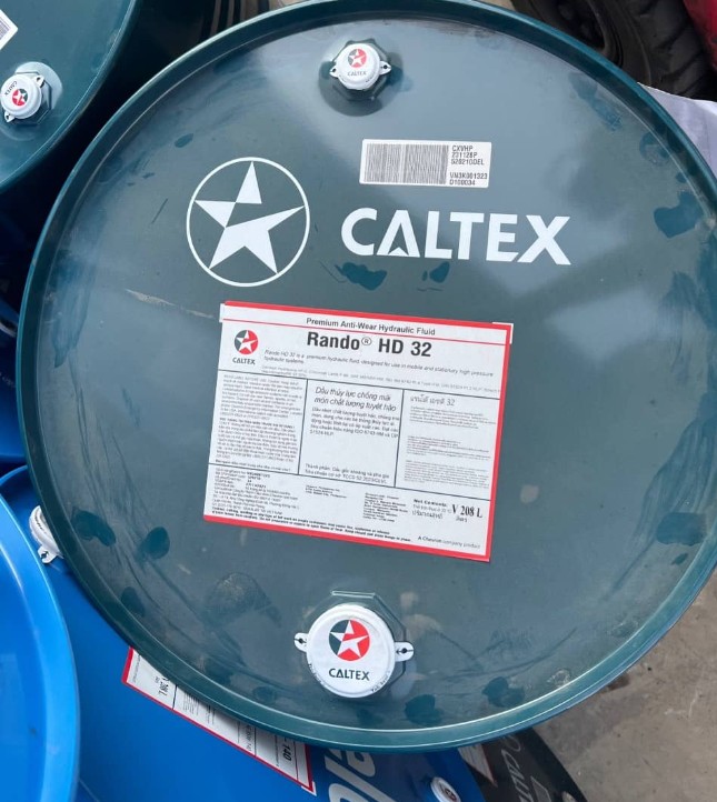 Caltex Rando HD 32, Premium Anti Wear Hydraulic Oil, Drum 200 Lt – CV ...