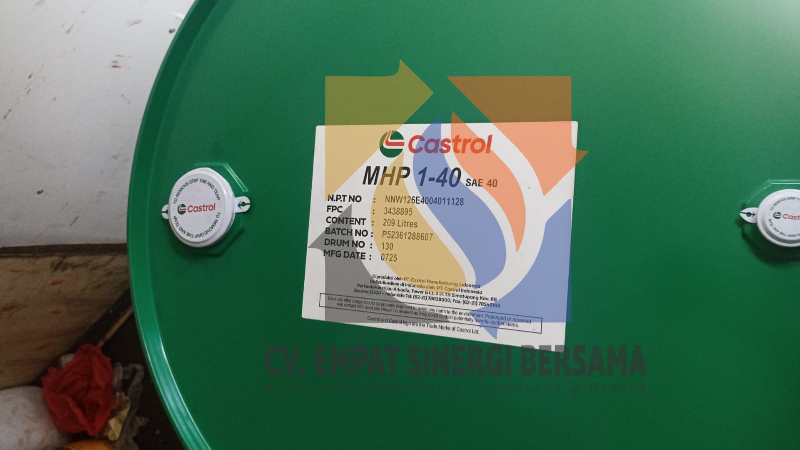 Castrol MHP 1-40 sae 40, Drum/209 Lt, Marine Diesel Engine Lubricants ...